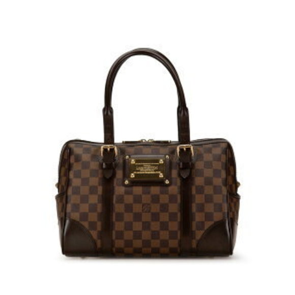 Louis Vuitton | Bags | Louis Vuitton Berkeley Handbag Brown Leather ...